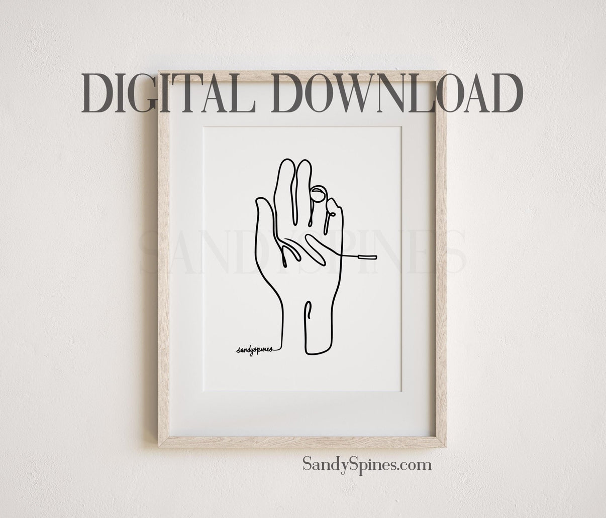 Acupuncture Line Art #3 | DIGITAL DOWNLOAD only – SandySpines